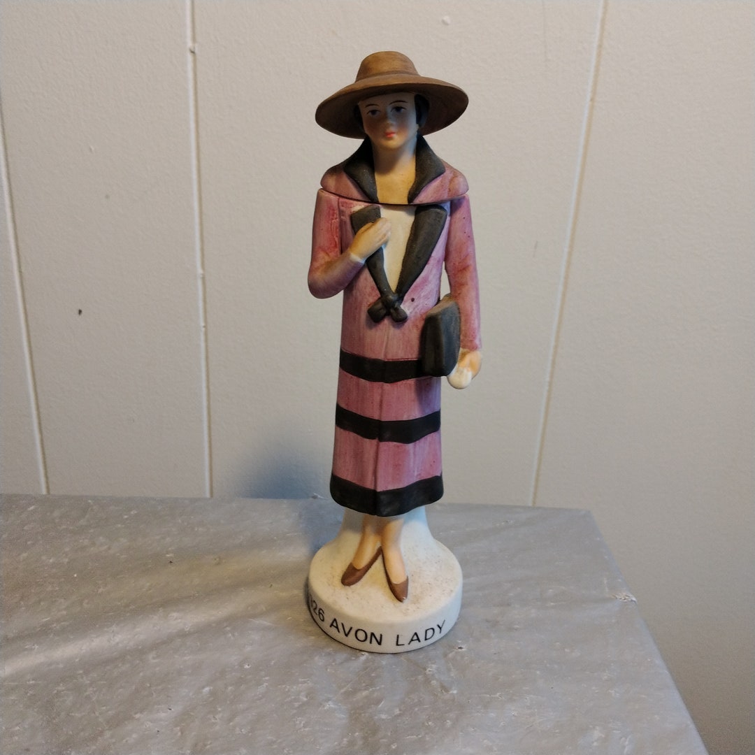Vintage 1926 Avon Lady Bottle, Figural 1970s Avon Bottle - Etsy
