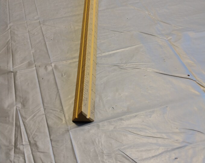 Vintage Pearwood Triangle Drafting Ruler, West Germany Ruler - Etsy