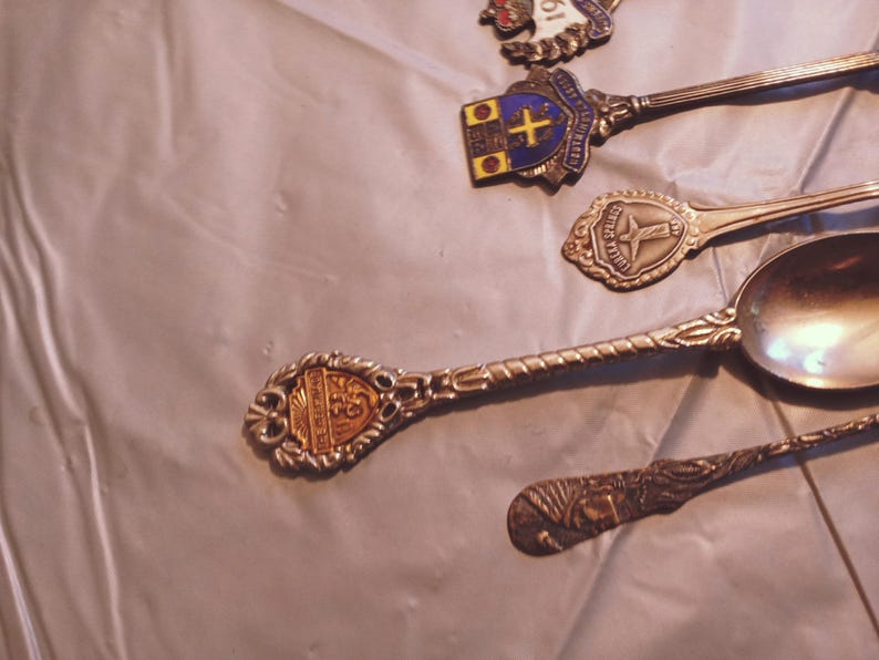 Souvenir Spoon Lot, Display Spoons - Etsy