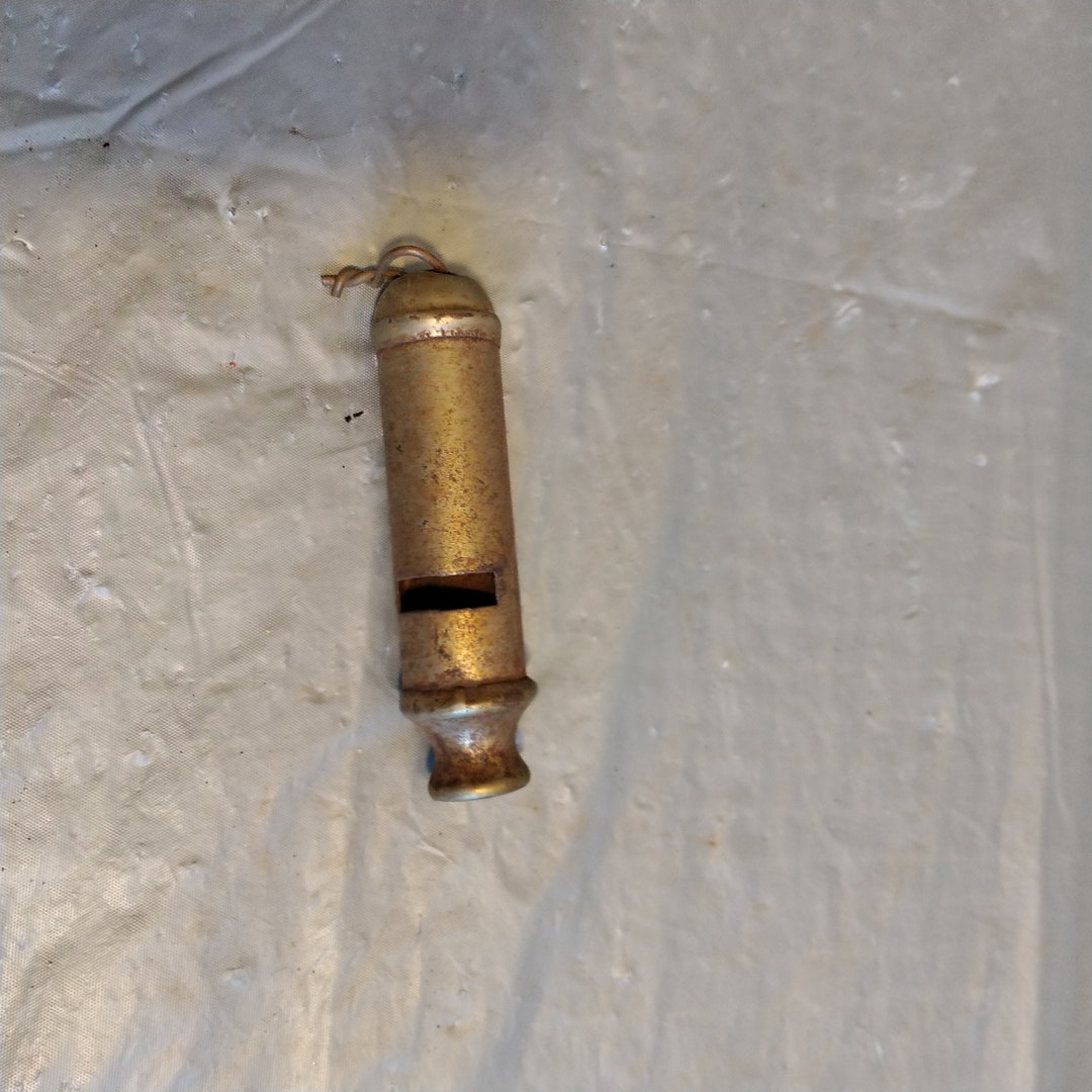 Vintage Metal Whistle, Cylinder Shape Whistle - Etsy