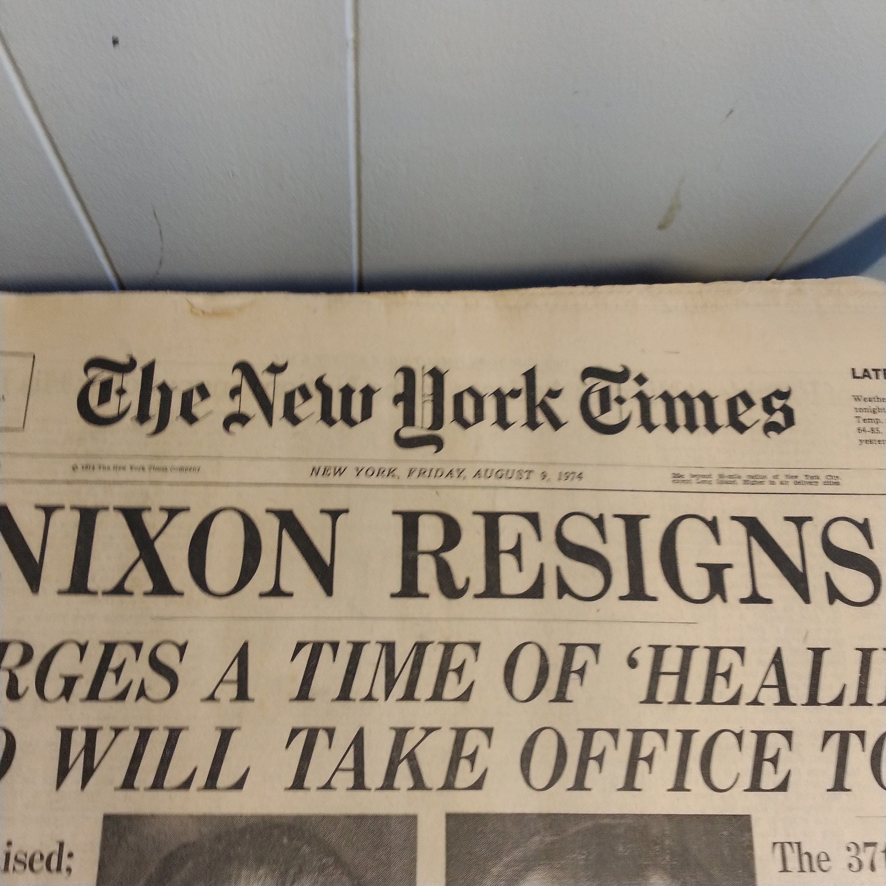 3pc 1970s Nixon Ford Rockefeller US News Magazine New York Times ...