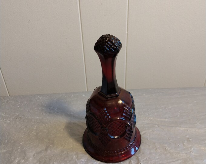 Vintage Avon Bell, Ruby Red Cape Cod Collection Bell - Etsy
