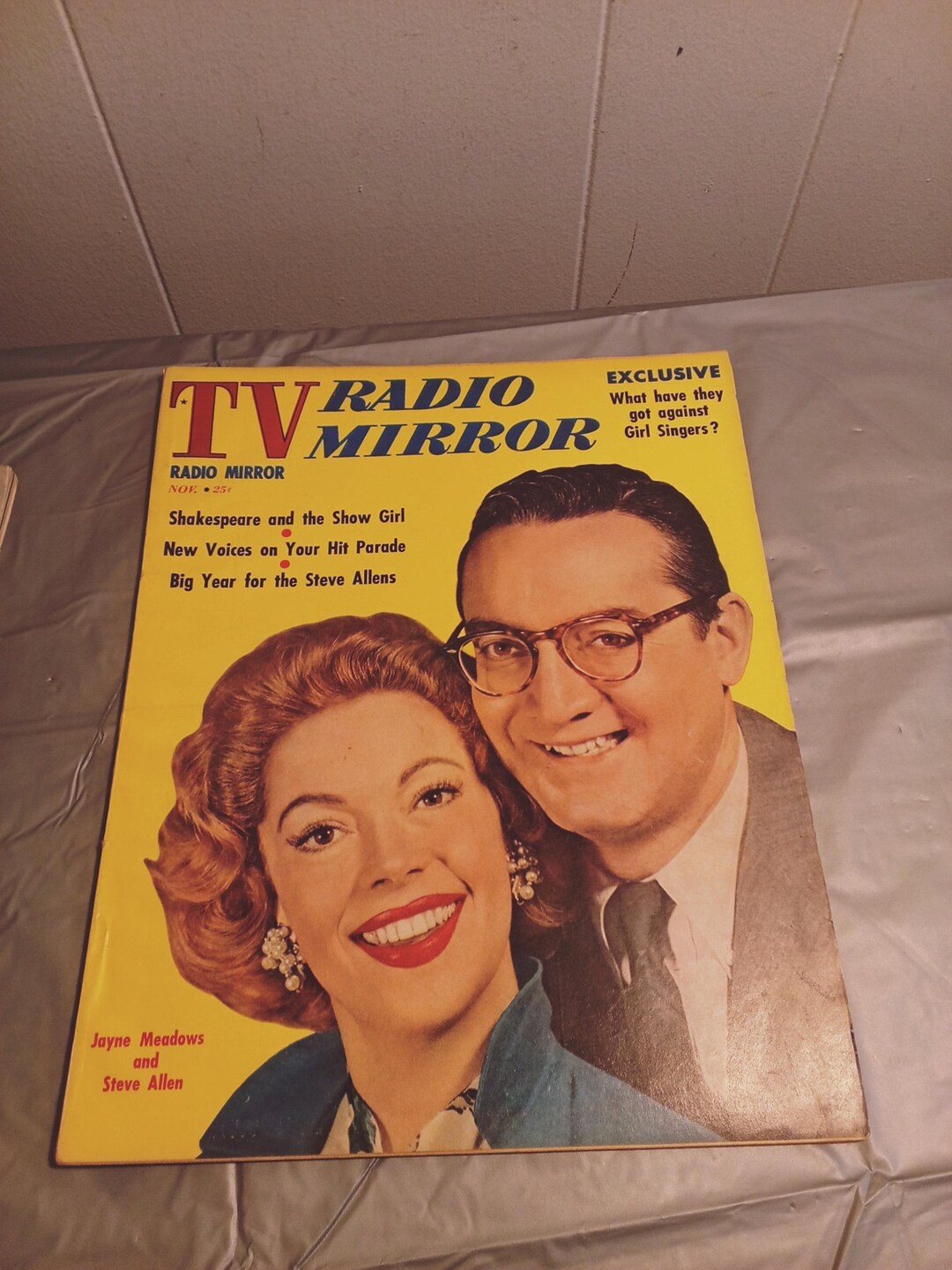 Nov 1957 TV Radio Mirror Magazine, Jayne Meadows & Steve Allen Cover - Etsy