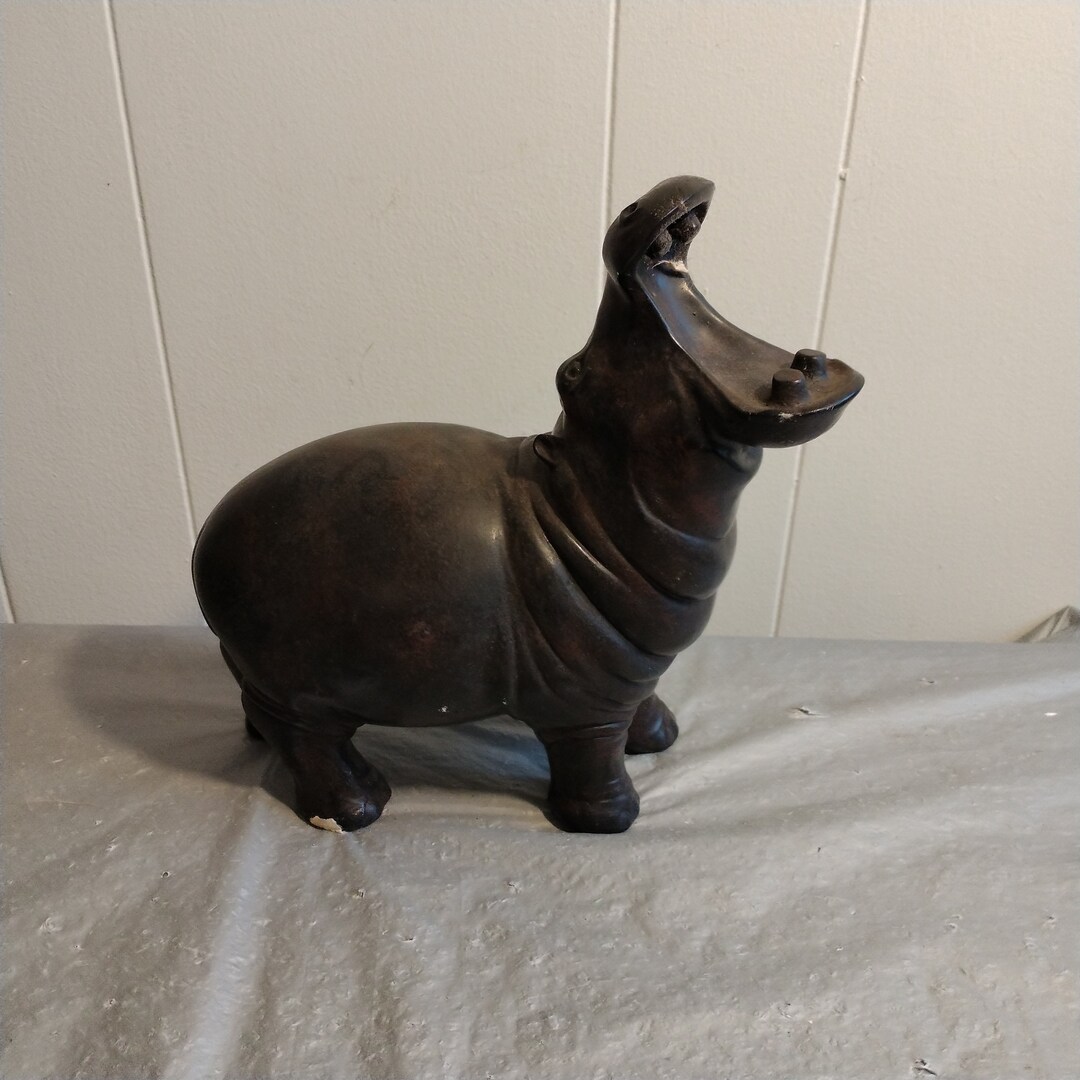 Vintage Hippopotamus Hippo Figurine - Etsy