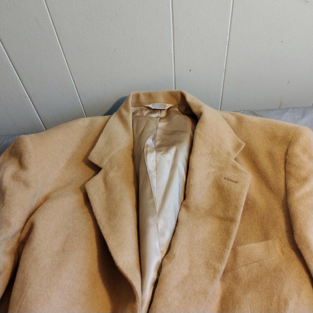 NOS Schwartz's Camel Hair Blazer Men's Jacket 46S, Wall Street Coll - Etsy