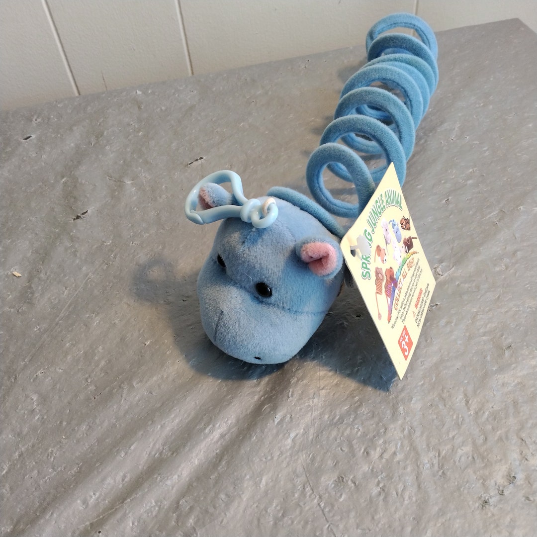 Vintage Spring Jungle Plush Hippo Animal, Hippopotamus - Etsy