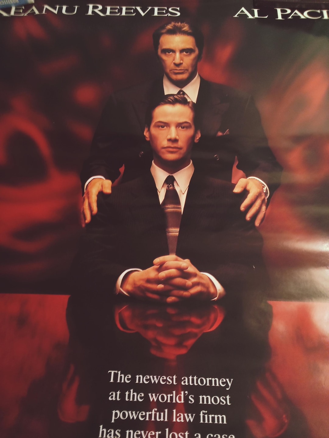 27.5x40" Devil's Advocate Movie Poster 1997 - Etsy