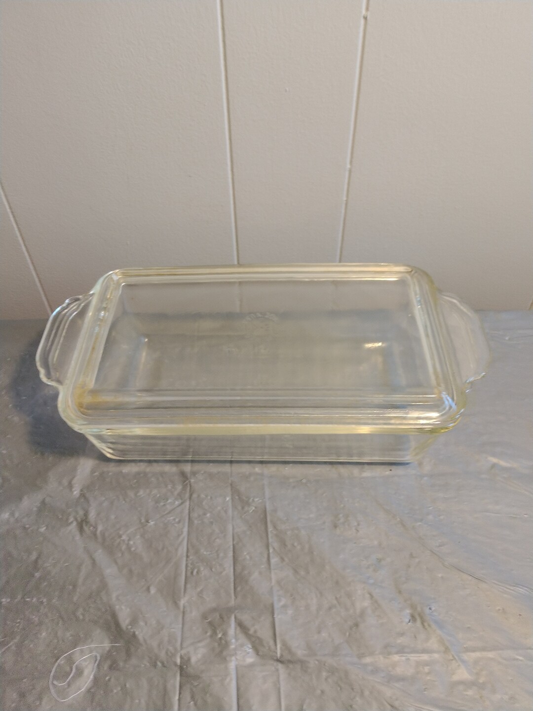 Vintage Clear Glass Fire King 1 Qt Oblong Baking Dish W/cover 409, Fire ...