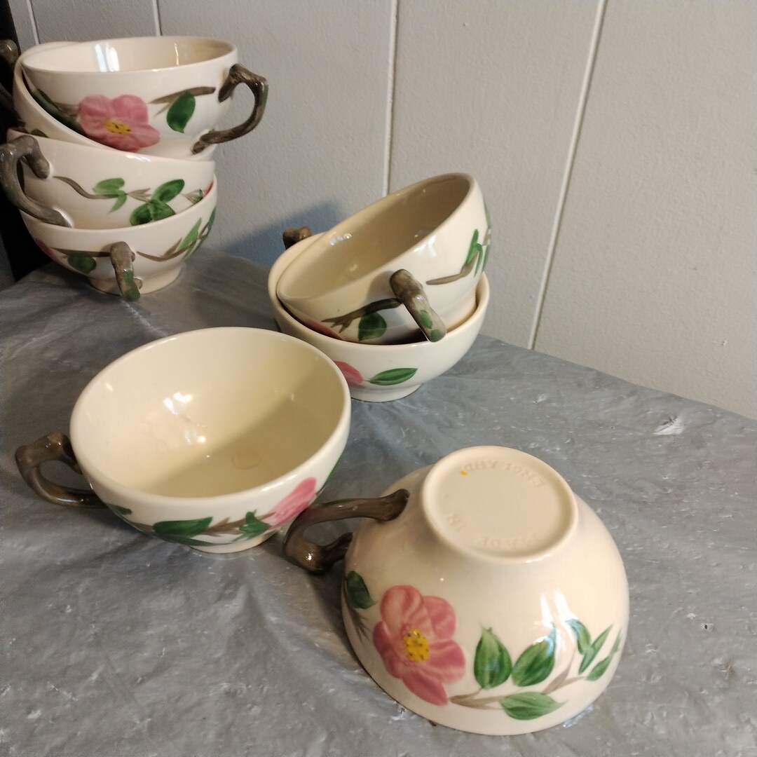 16pc Desert Rose Tea Cups & Saucers Franciscan England - Etsy