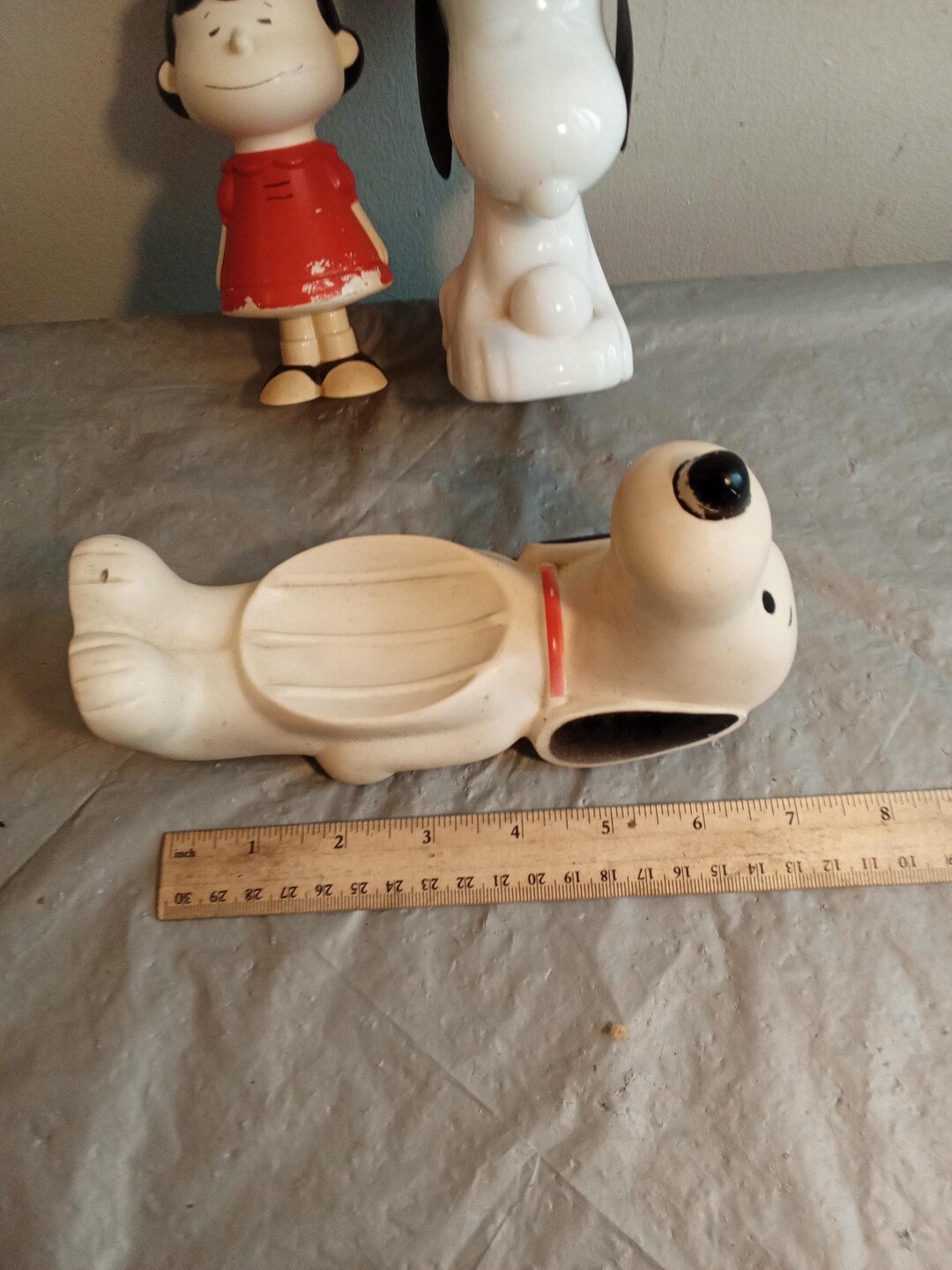 4pc Vintage Avon Peanuts Snoopy Charlie Brown Lucy Containers Soap Dish ...