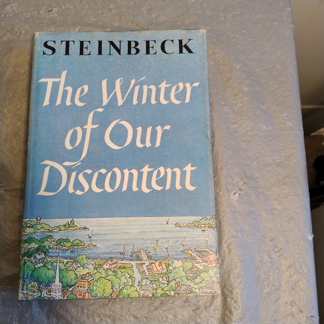 1961 the Winter of Our Discontent by John Steinbeck HC Book With DJ - Etsy