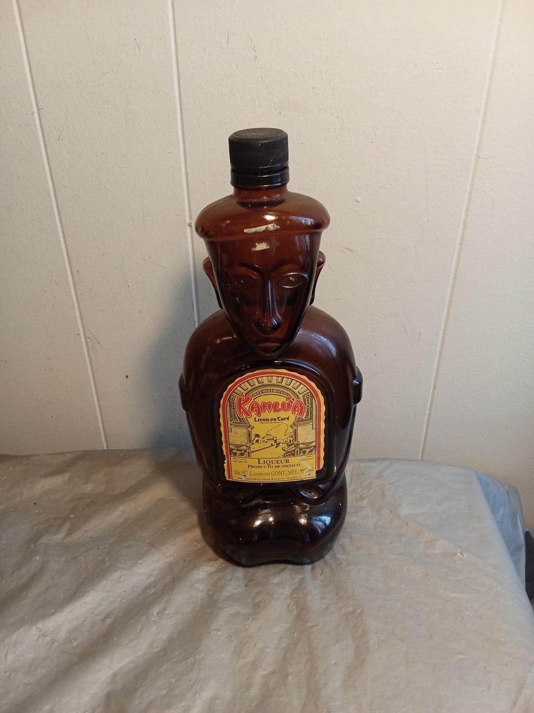 Aztec Kahlua Bottle, Brown Glass - Etsy