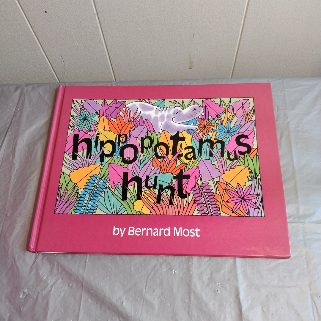 1994 Hippopotamus Hunt Children's Book by Bernard Most - Etsy