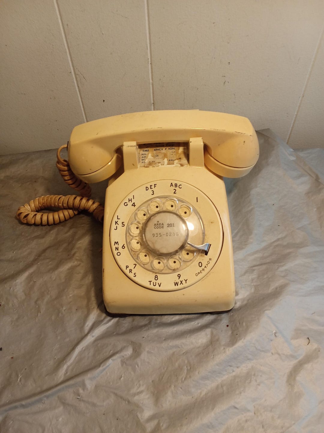Vintage Bell System Rotary Dial Telephone Beige, Read Description - Etsy