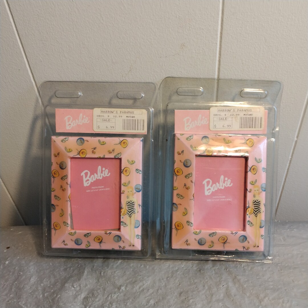2 1990s Vintage Mattel Barbie Picture Frames - Etsy