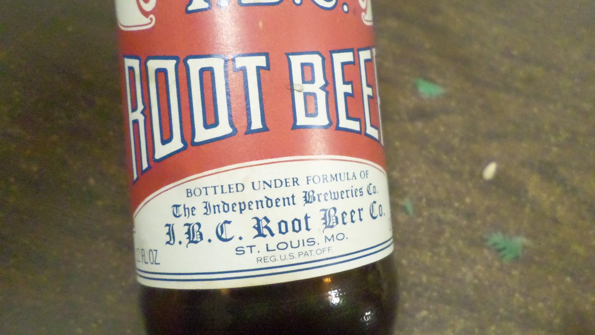 Ibc Root Beer Bottle
