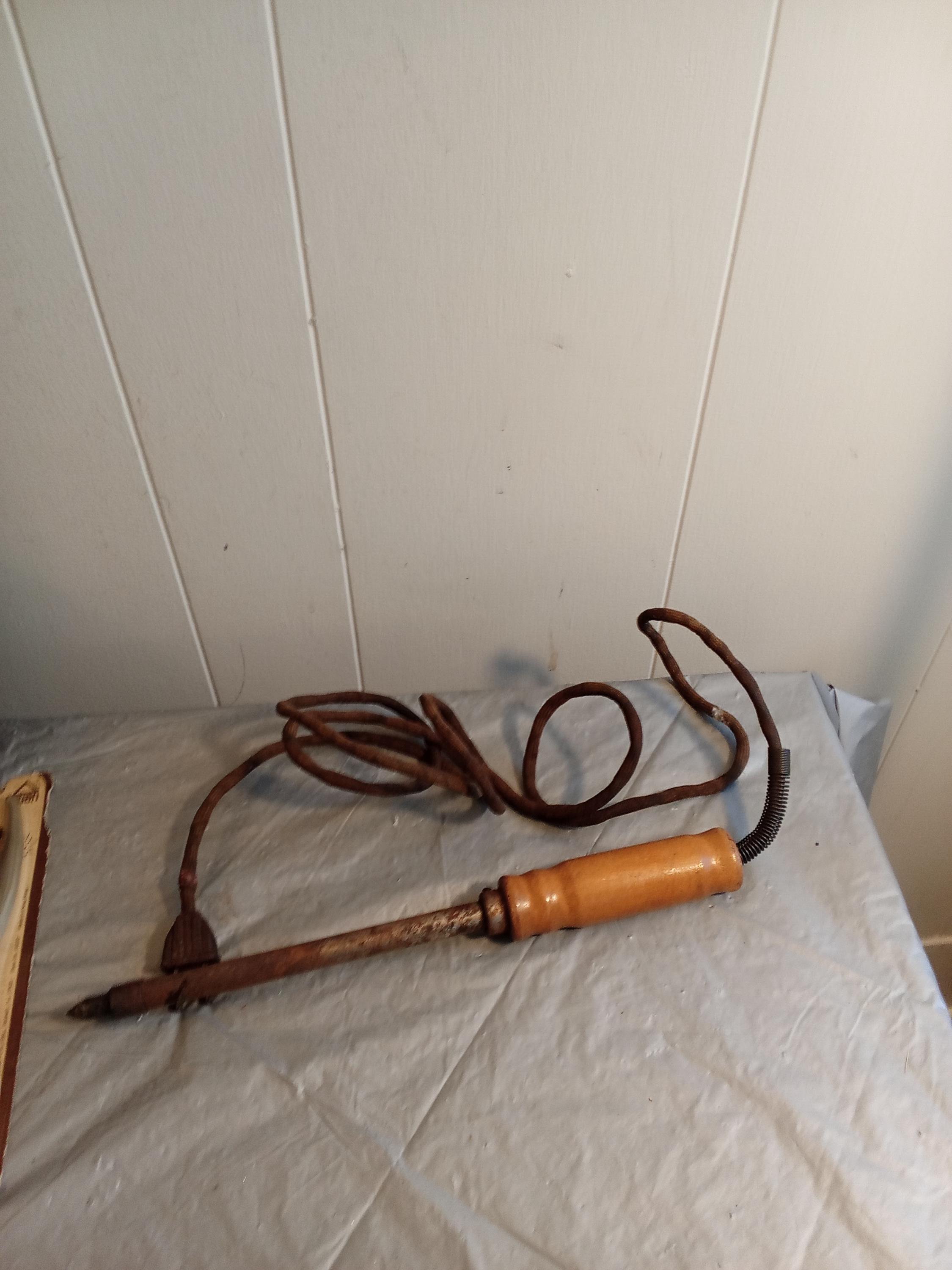 Vintage Soldering Iron Cloth Cord - Etsy
