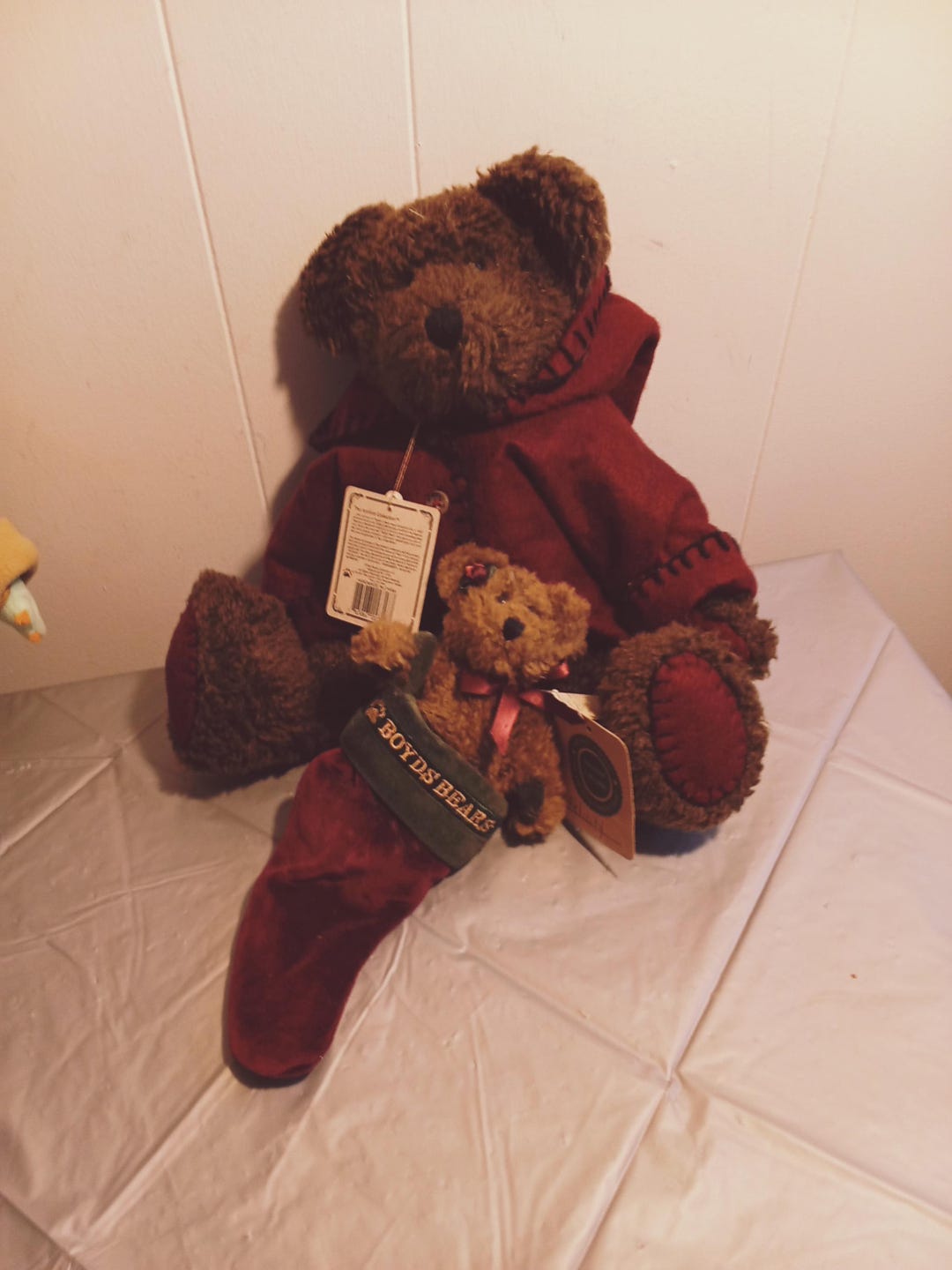 2 1990s Vintage Boyds Bears, Elijah Bearringer Bear & Felicity in ...