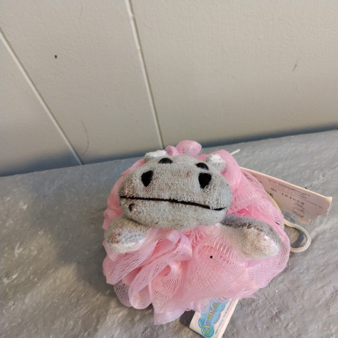 1990s Vintage Cleananimals Hippo Bath Sponge Hiccup the Hippo - Etsy