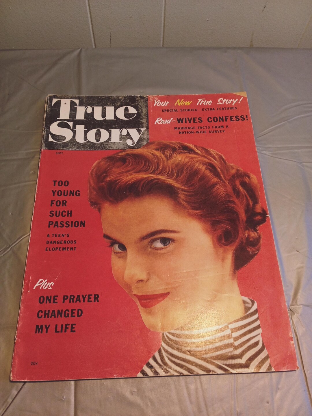 Sept 1955 True Story Magazine, Marriage Facts, Teen's Dangerous ...