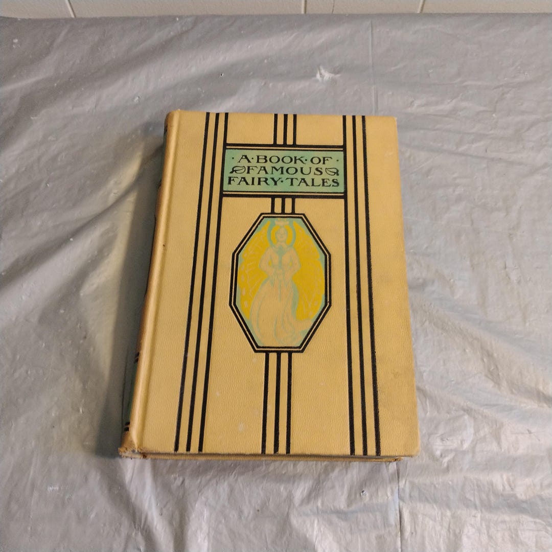 1952 A Book of Famous Fairy Tales Young Folks Library Children's HC ...