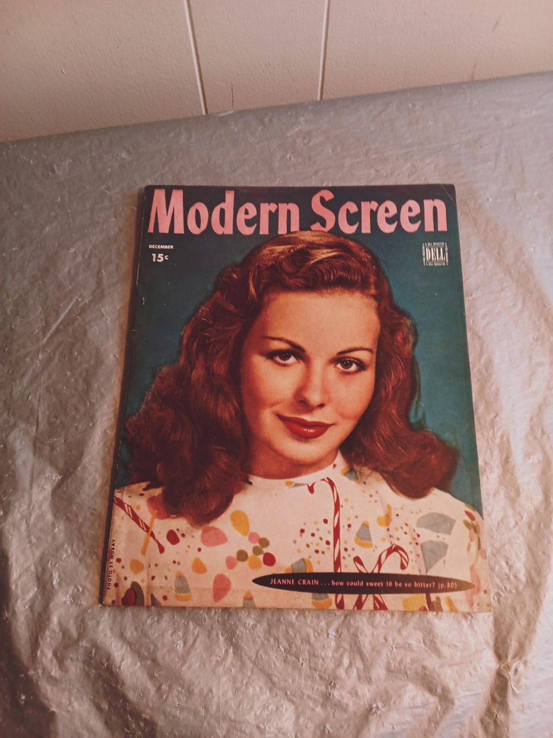 Dec 1946 Modern Screen Magazine, Jeanne Crain - Etsy