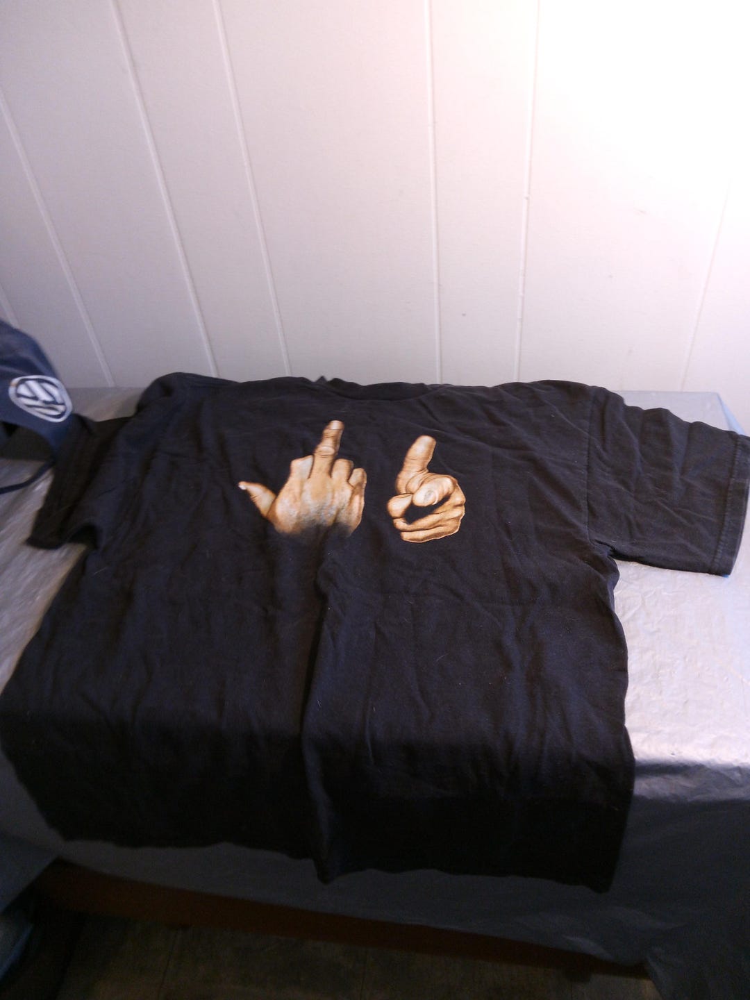 Spencers Middle Finger T Shirt L - Etsy