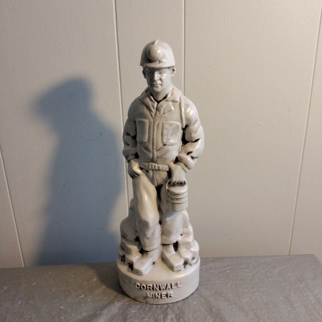 1980 Vintage 1st in Mt Hope Cornwall Miner Statue Miner Figurine - Etsy