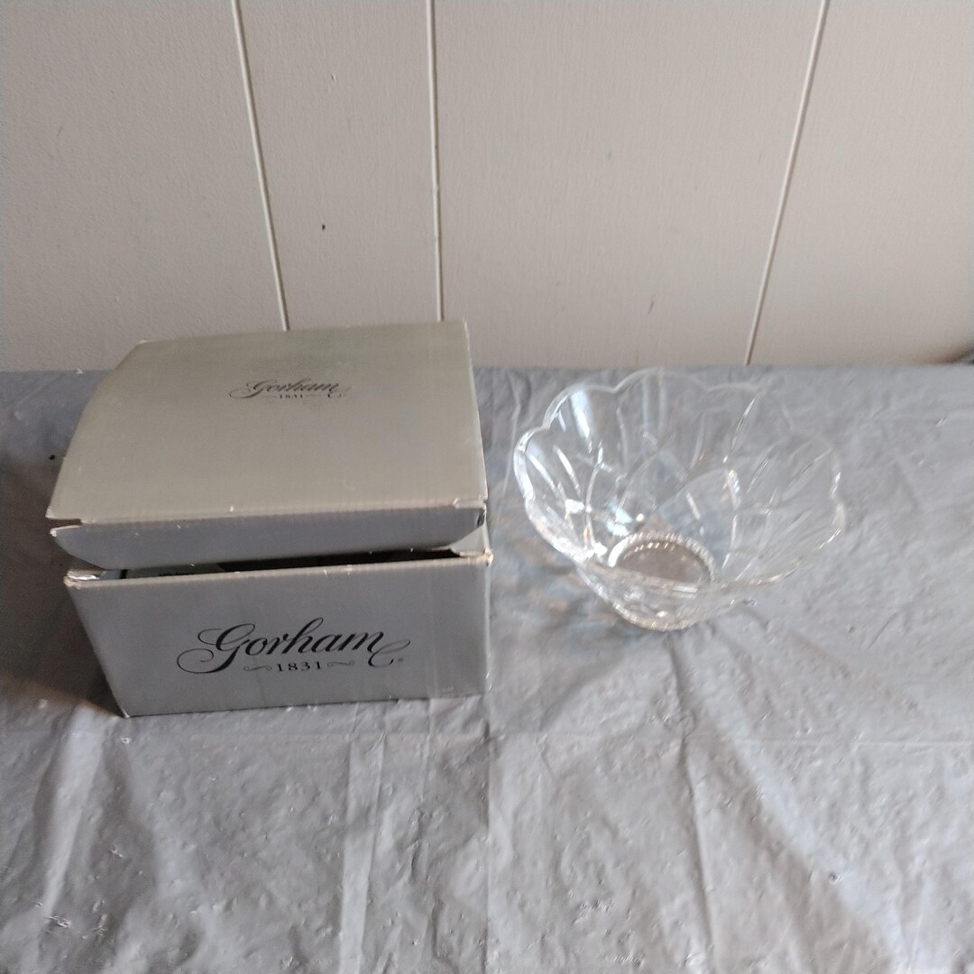 Gorham Lady Anne 5 1/2" Lead Crystal Bowl - Etsy