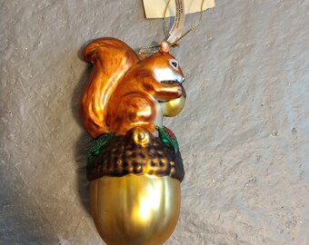 Vintage RCR Royal Crystal Rock 24% Lead Crystal Glass Squirrel Figurine ...