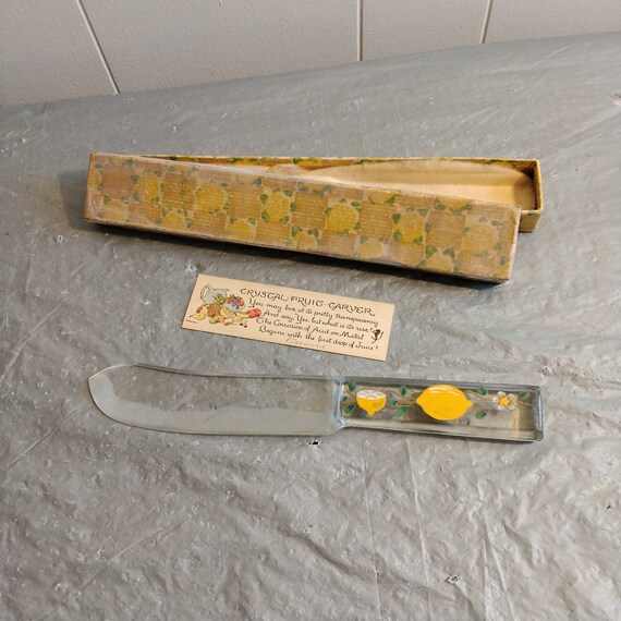 Vintage Glass Knife