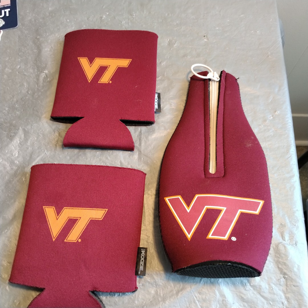 3pc Virginia Tech Can Beer Cozy and Bottle Cozy Koozie - Etsy