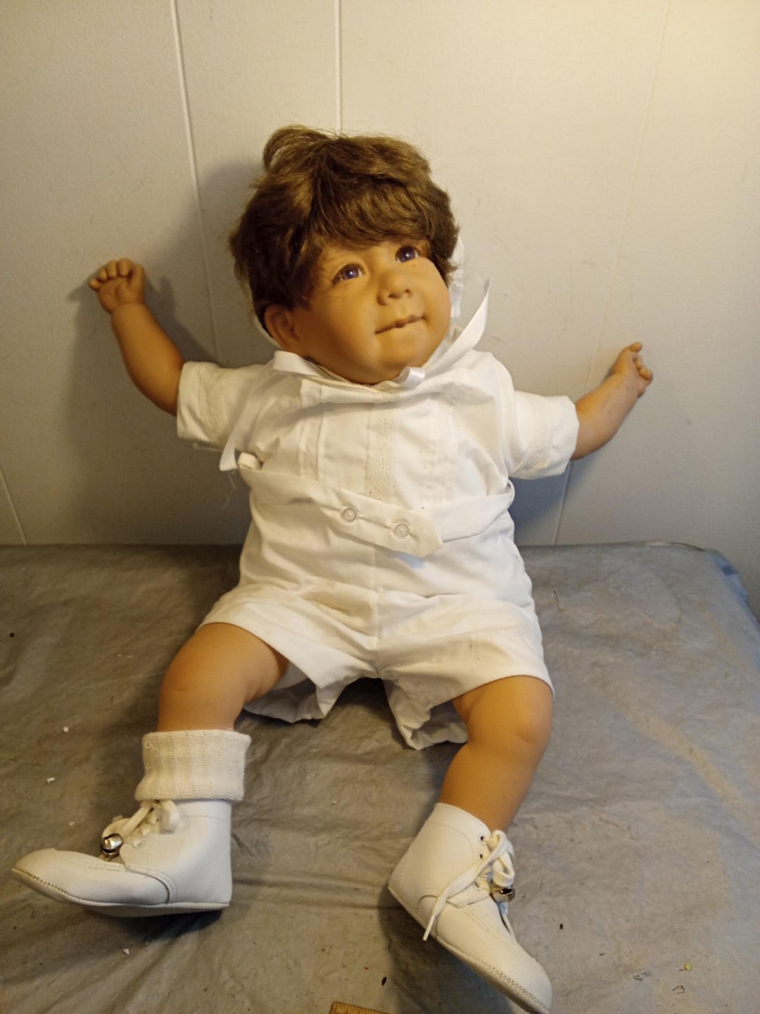 22" 1990s Secrist Baby Boy Doll - Etsy
