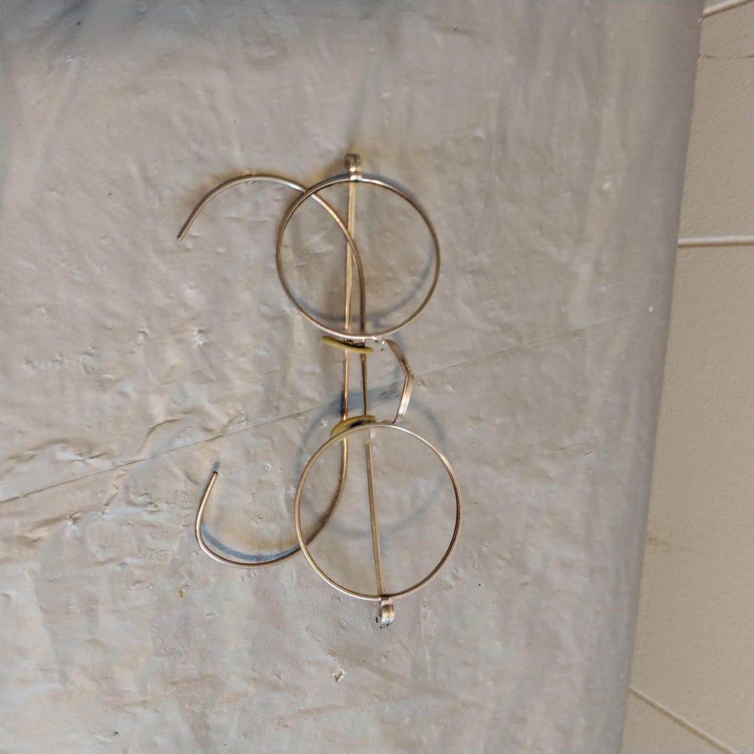 Vintage Senior Gold Wire Frame Eye Glasses Spectacles - Etsy