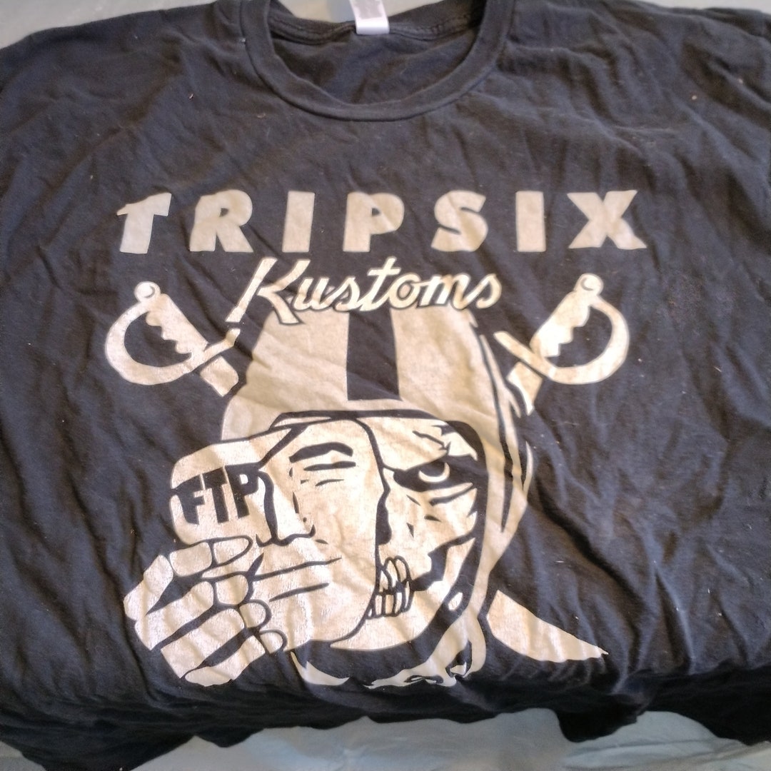 Vintage Tripsix Kustoms FTP Tee T Shirt 2X - Etsy