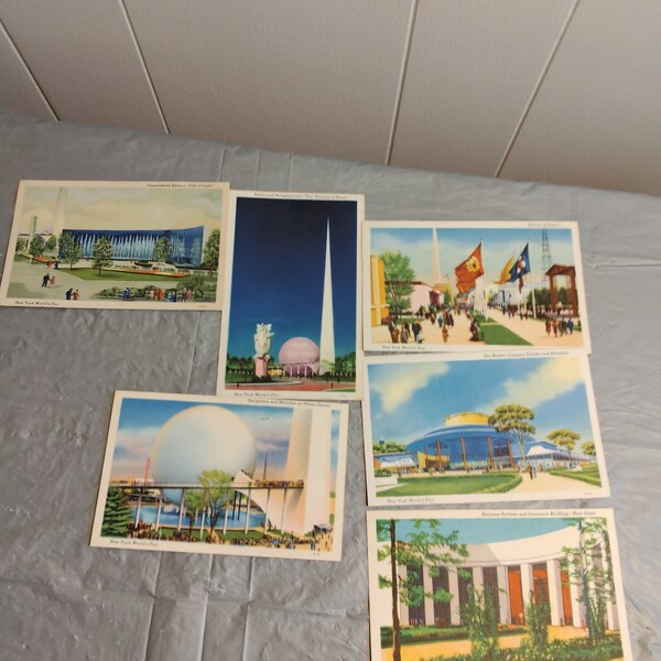 Worlds Fair Postcard - Etsy