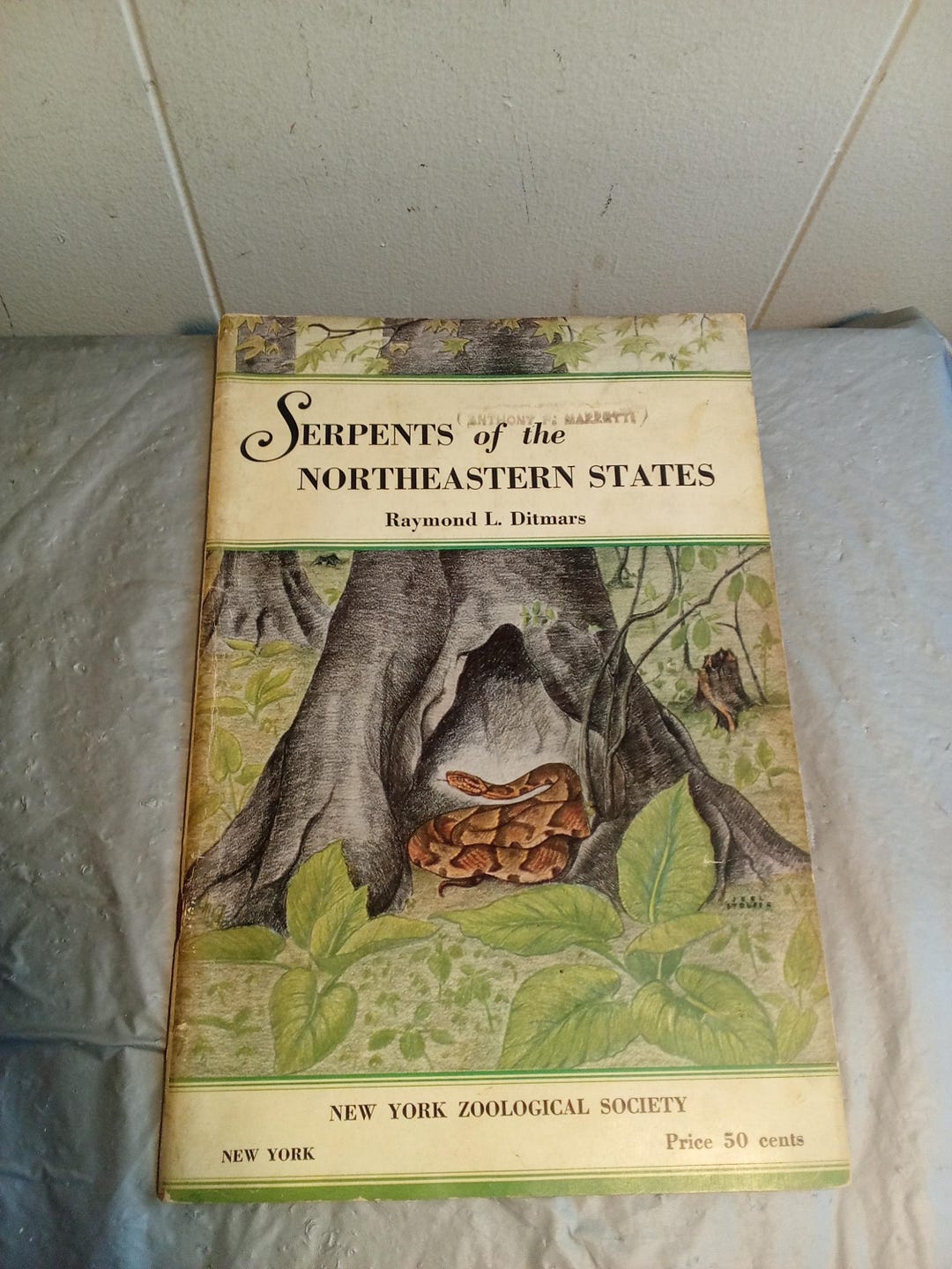 1935 Serpents of the Northeastern States by Raymond L. Ditmars, New ...