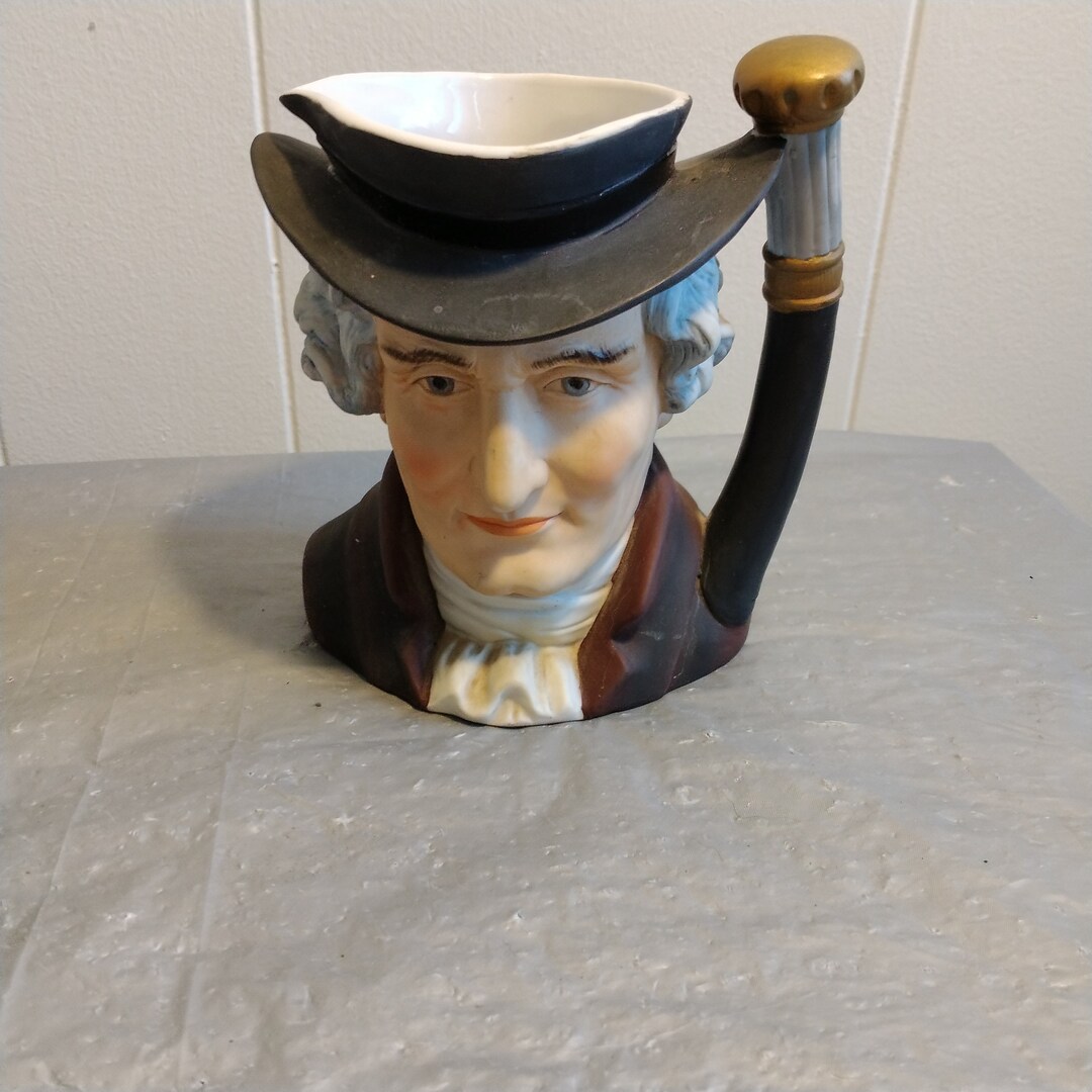 Buy Vintage Lefton Toby Mug, Thomas Jefferson Toby Mug, Lefton KW2352 ...