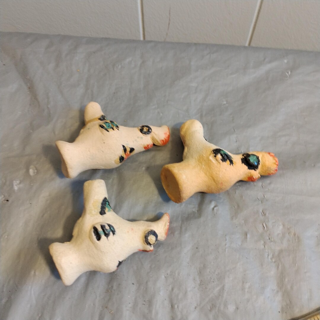 3 Chicken Rooster Art Pottery Clay Whistle, Read Description - Etsy