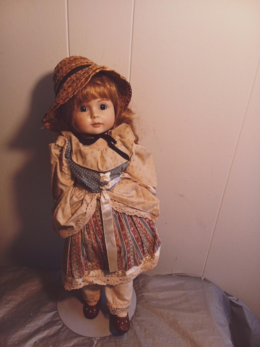 18" Vintage Porcelain Wind up Musical Gorham Doll - Etsy