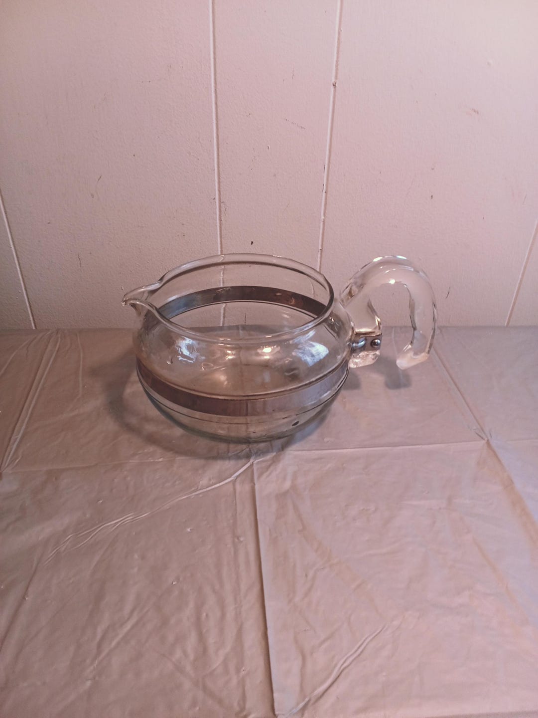 Vintage Clear Glass Pyrex Coffee Pot 8664B 6 Cup - Etsy