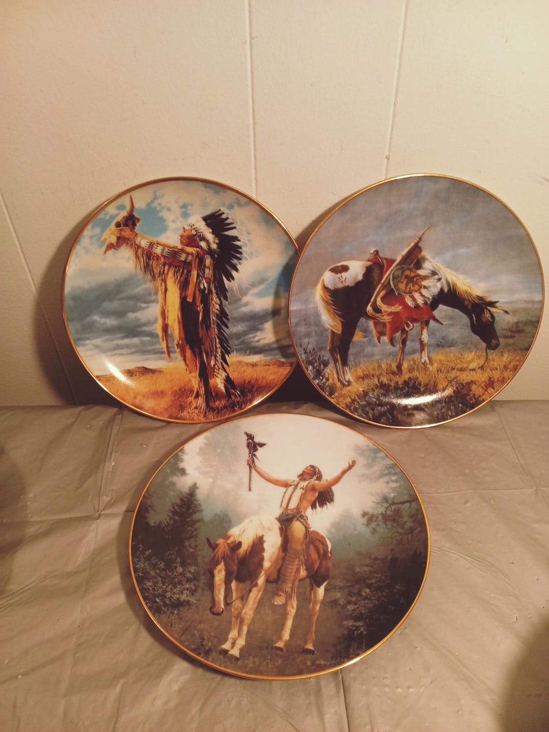 19902 Prayer to Great Spirit, Mystic Warriors Collection, War Ponies of ...