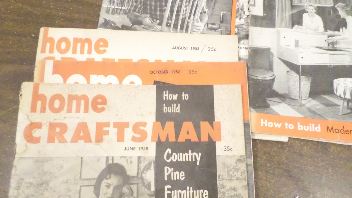 7pc 1950's Home Craftman Magazine Lot | Etsy