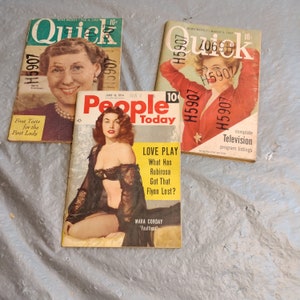 3 1950s Quick People Today Magazines, Risque - Etsy