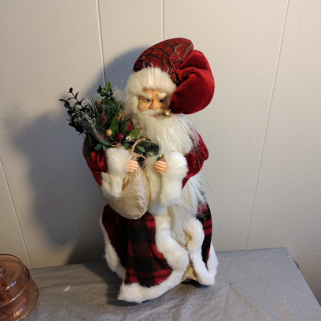 16" Light up Spinning Santa Claus Christmas Decor - Etsy
