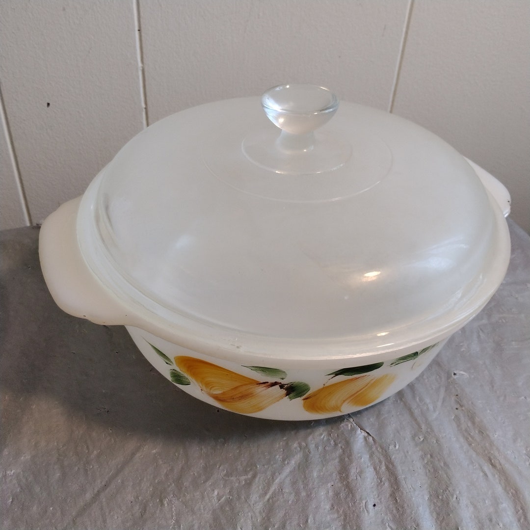 Vintage Fire King 1 1/2 Qt Fruit Casserole 447 With Lid - Etsy