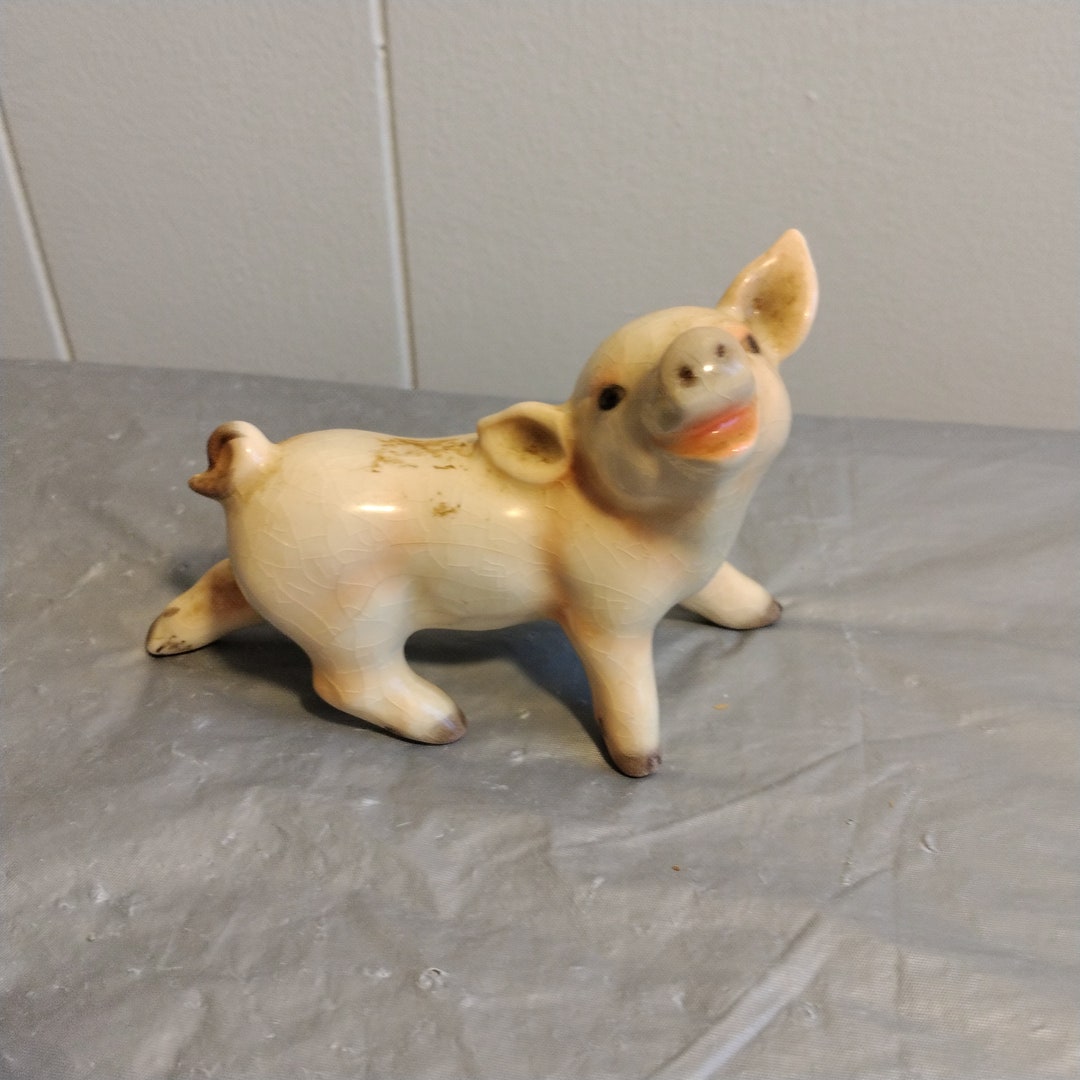 Vintage Goebel Pig Figurine - Etsy