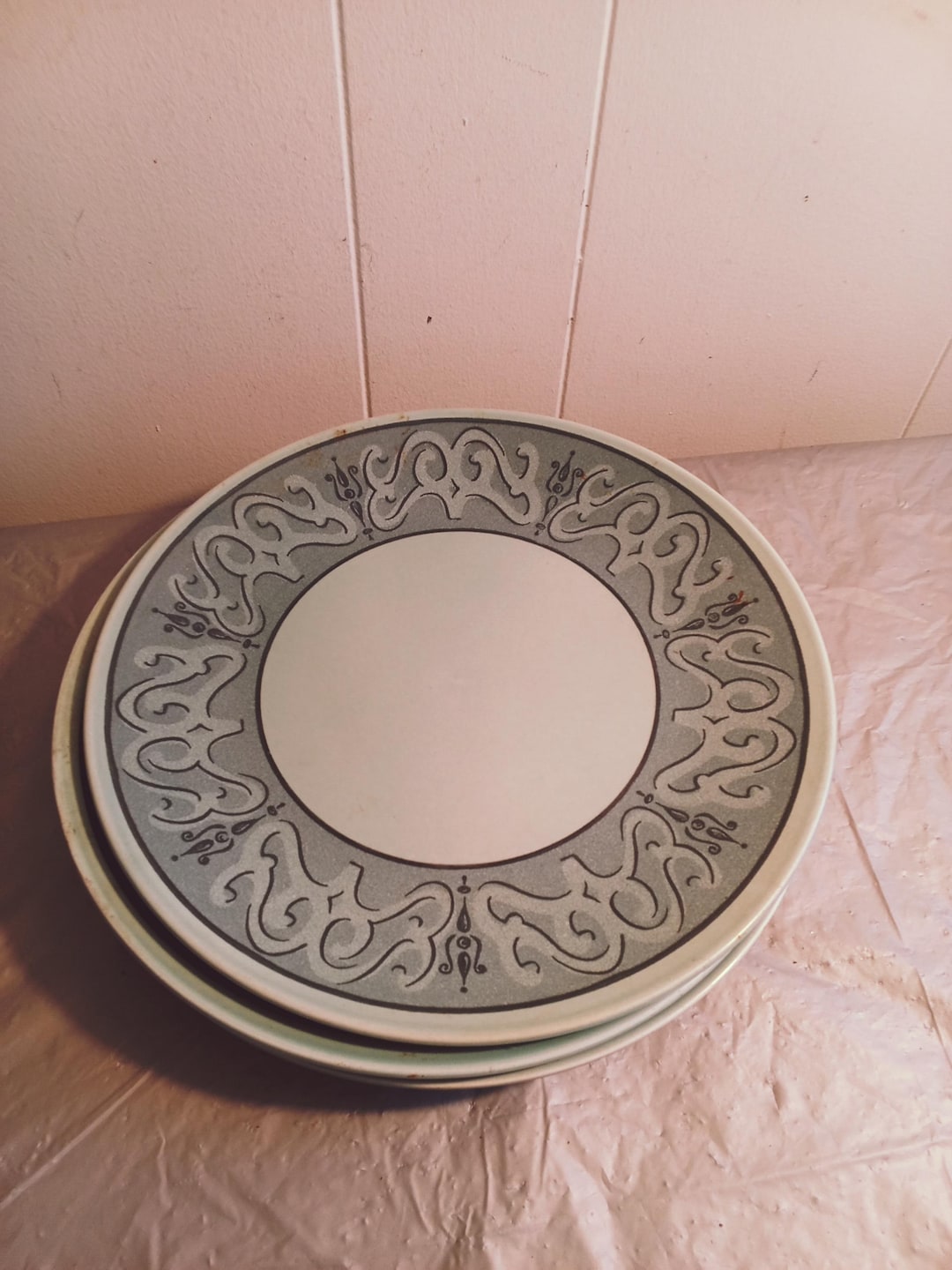 4pc TST Taylor Creamer Dinner Plates, Read Description - Etsy