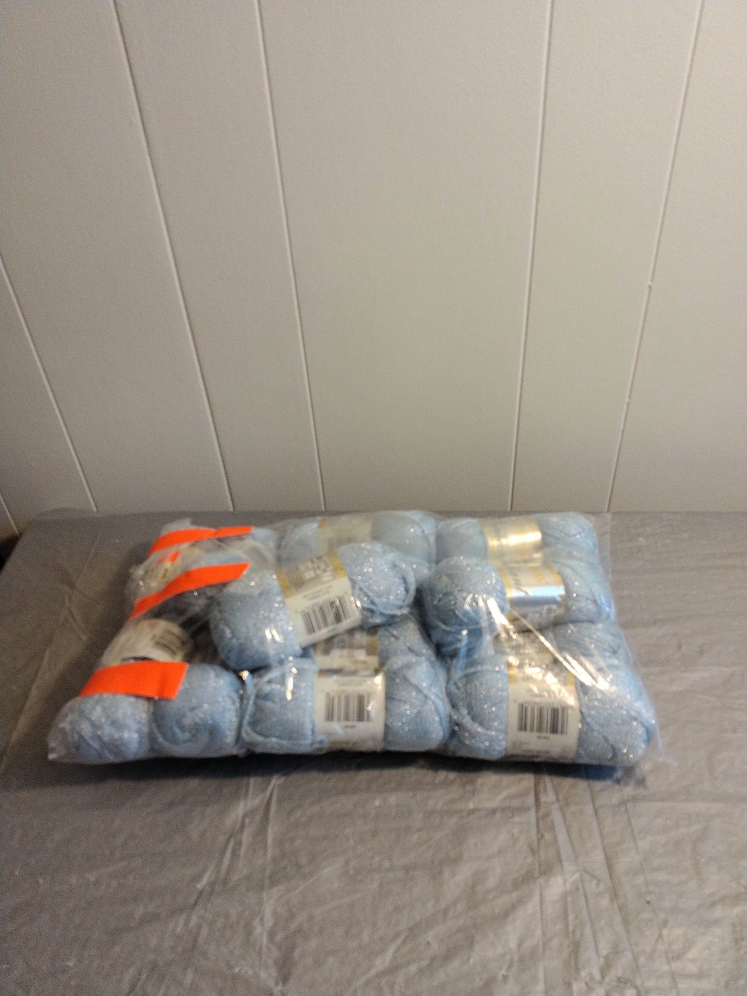 14 Patons Brilliant Blue Shimmer Yarn 3143 50g 1.75oz Each, Light Blue ...