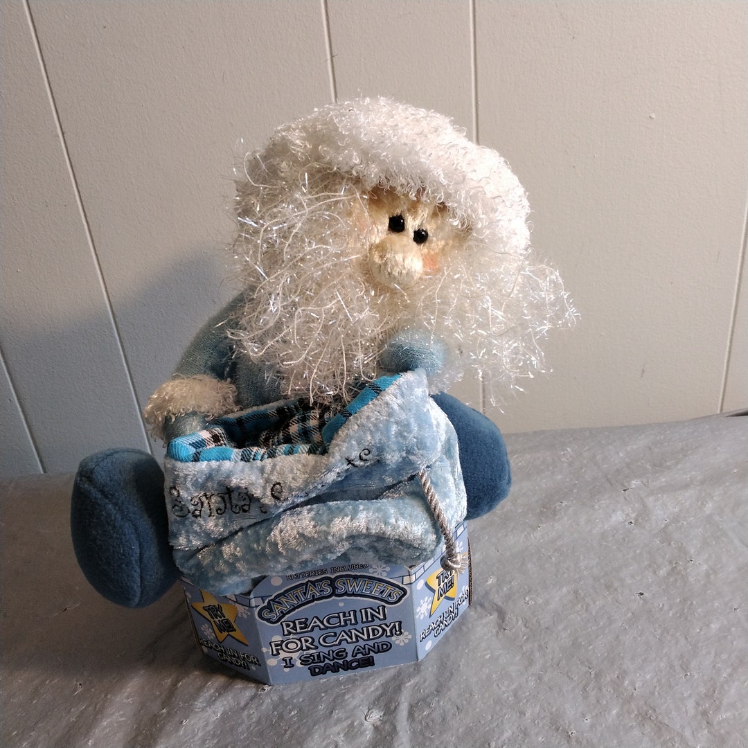 Playtronix Musical Dancing Plush Santa, Santa Candy Bag - Etsy